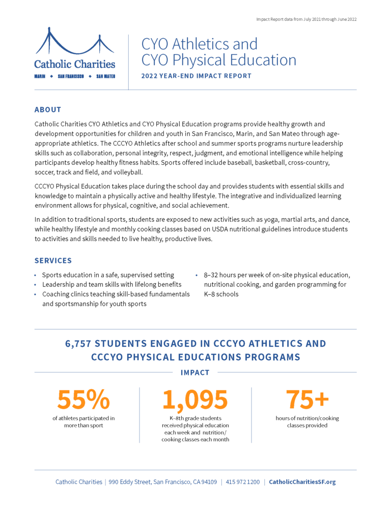 Our Impact - Catholic Charities San Francisco